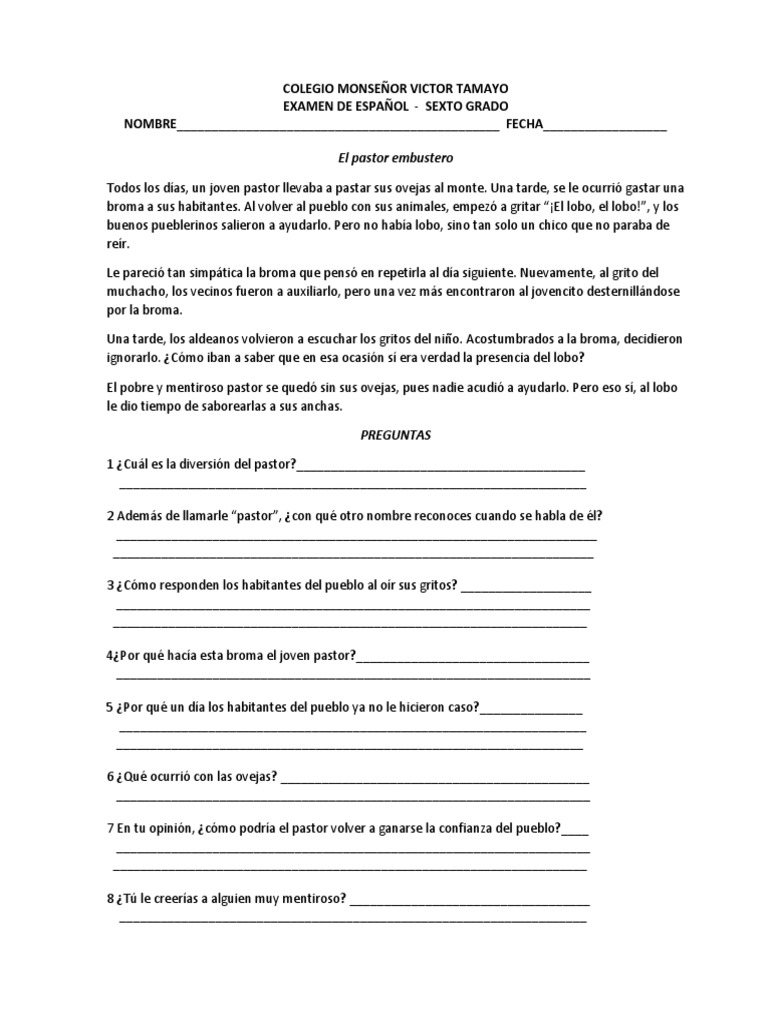 El Pastor Embustero | PDF | Rima