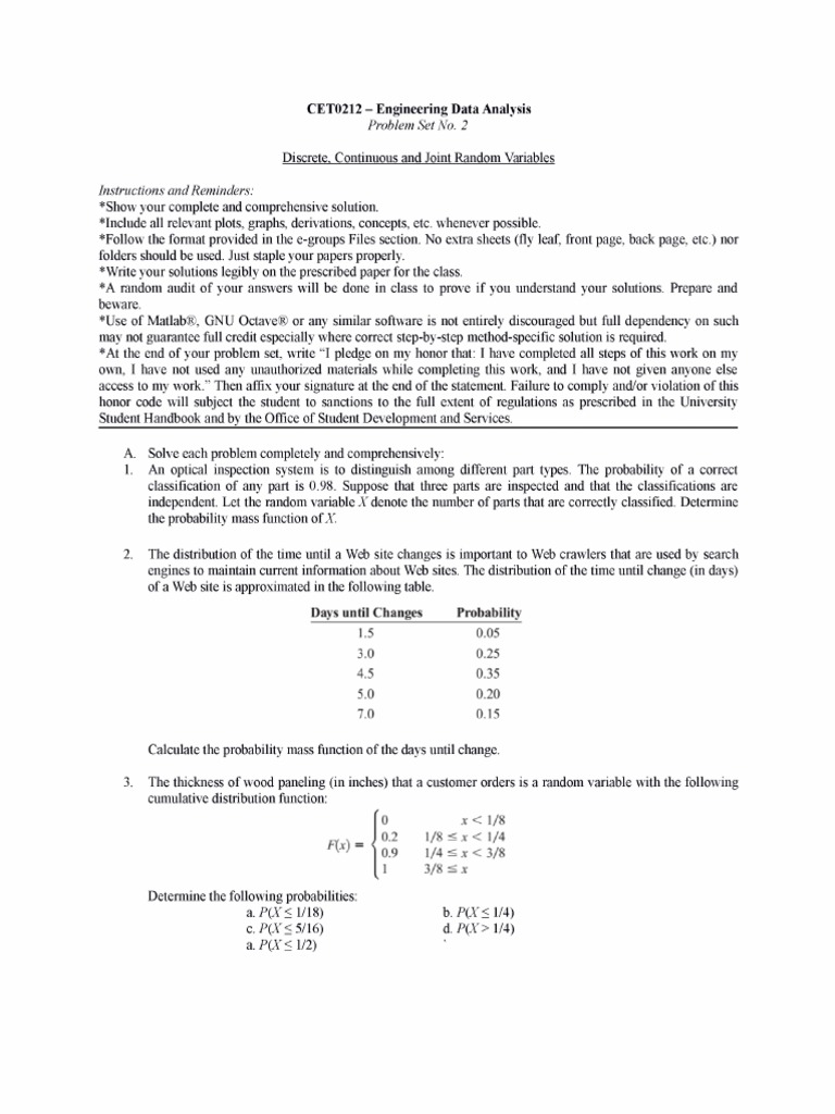 Probability and Statistics | PDF