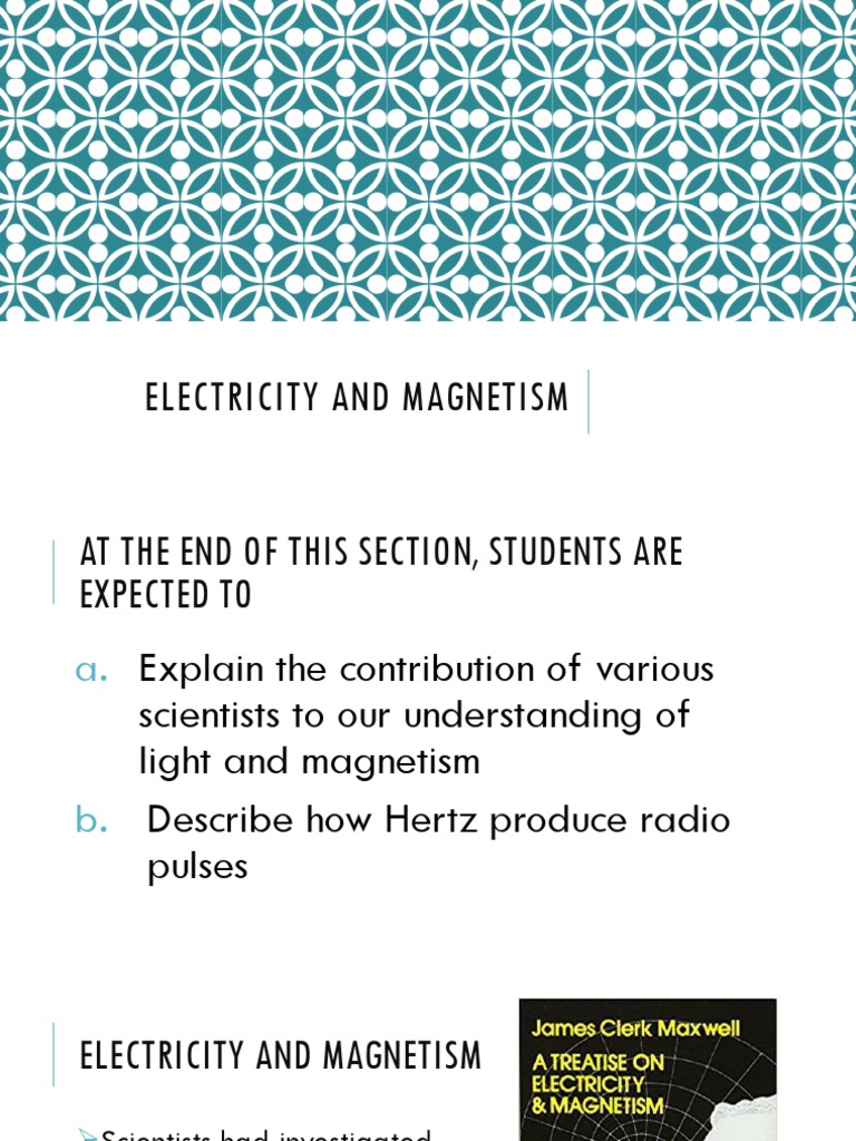 Key Figures in Electricity and Magnetism | PDF | Electromagnetic ...