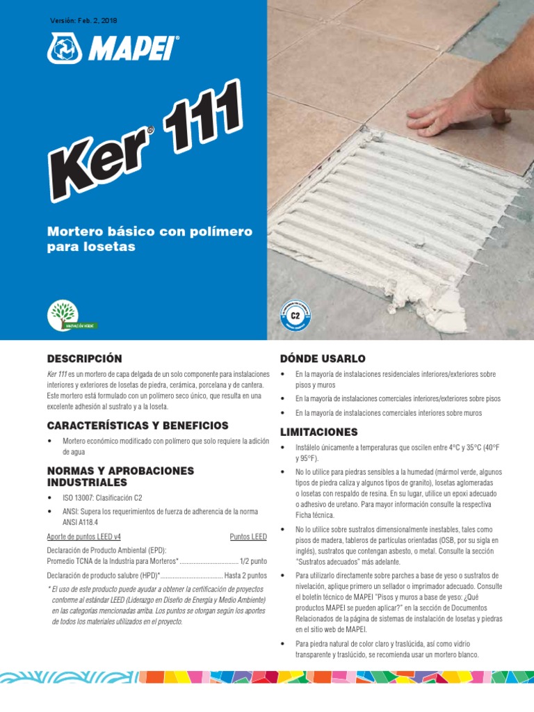 Ker 111 SP PDF | PDF | Materiales | Ingeniería de Edificación