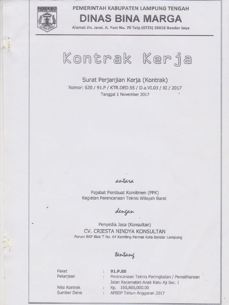 12 - Kontrak RE104 | PDF