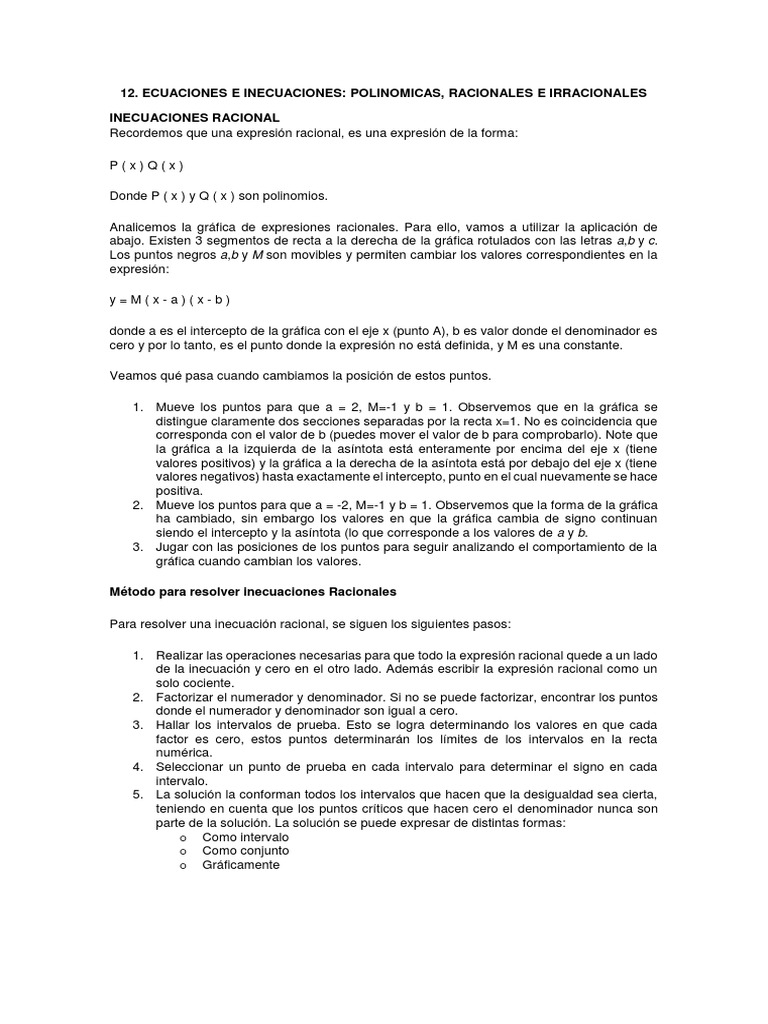 Ecuaciones Con La Funcion Maximo Entero | PDF | Logaritmo | Ecuaciones