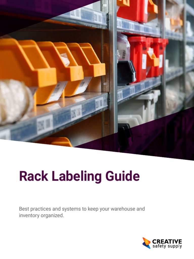 Guide Rack Labeling | Download Free PDF | Barcode | Warehouse