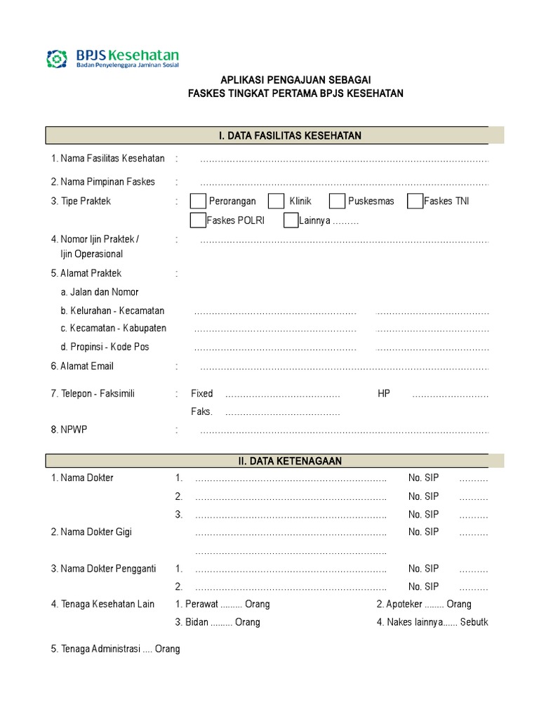 Aplikasi Pengajuan Sebagai FKTP | PDF