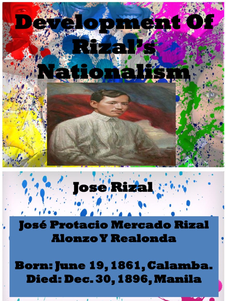 Development of Rizal's Nationalism | PDF | Philippines | Liberty