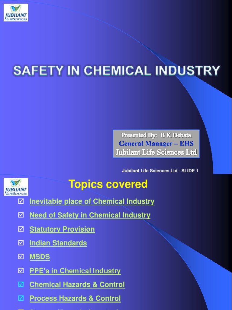 Safe Chemical Handling PDF | PDF | Dangerous Goods | Personal ...