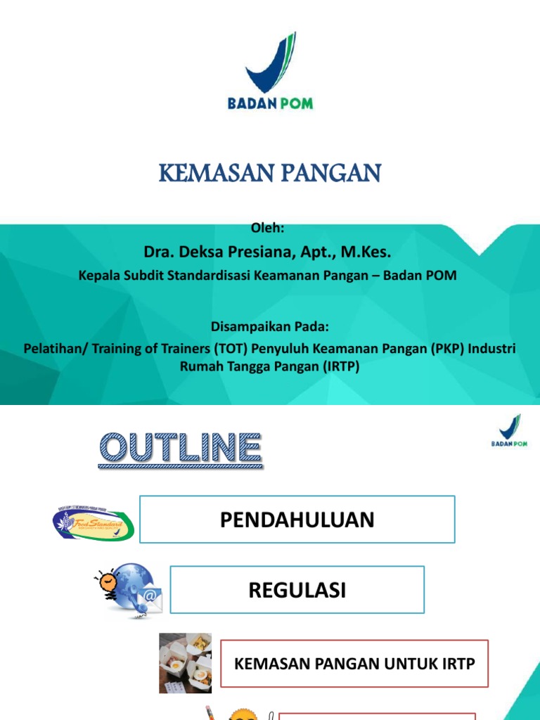 Kemasan Pangan untuk IRTP | PDF | Kesehatan Holistik