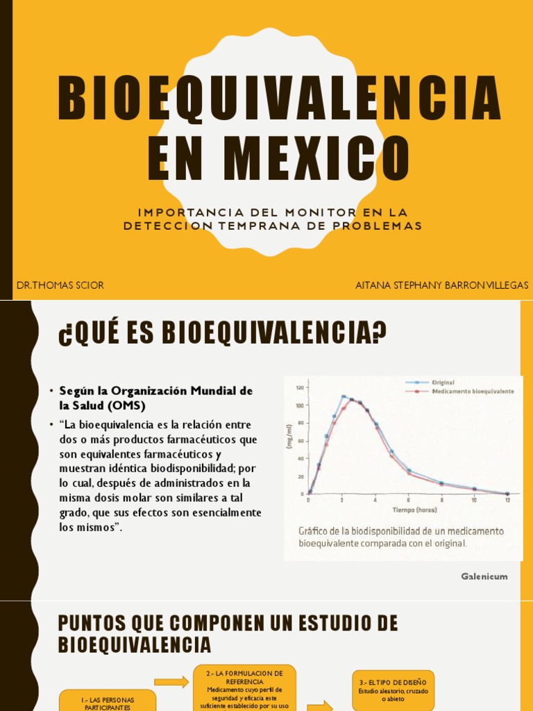 Bioequivalencia en Mexico | PDF | Medicamentos con receta | Farmacia