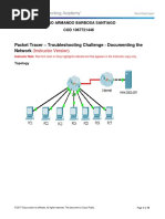10.1.5-Packet Tracer - Use CDP To Map A Network | PDF | Router (Computing) | Computer Network