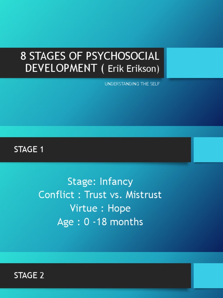 Erik Erikson's Stages of Psychosocial Development | PDF