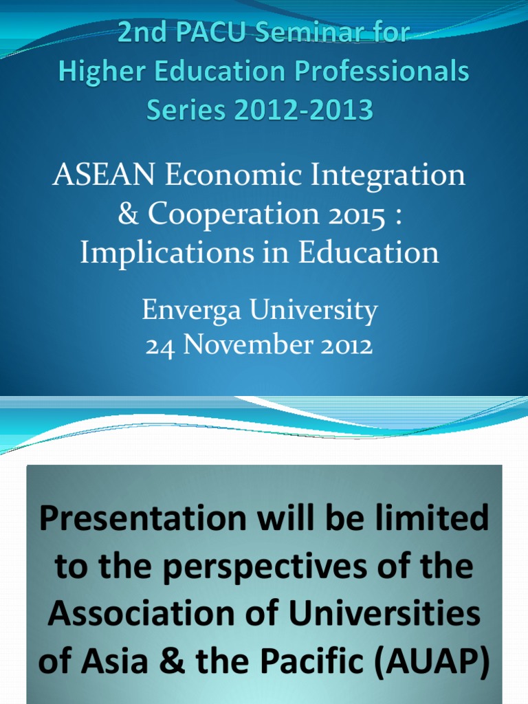 ASEAN Integration 2015 | PDF | Association Of Southeast Asian Nations ...