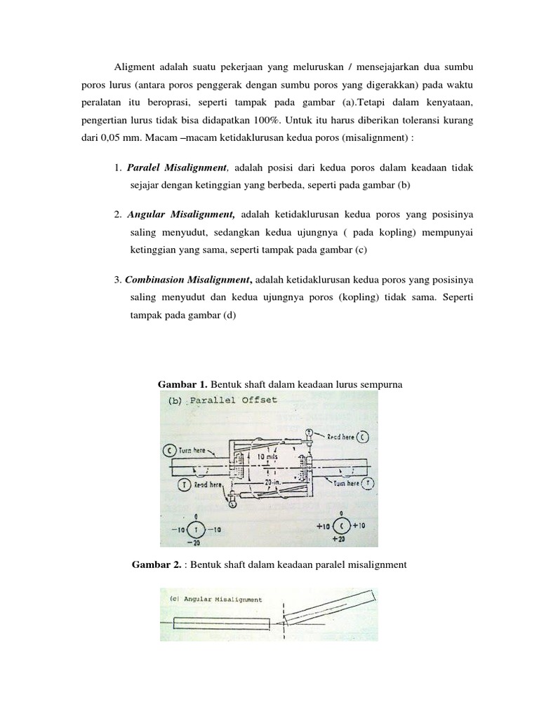 Aligment Pompa Sentrifugal | PDF