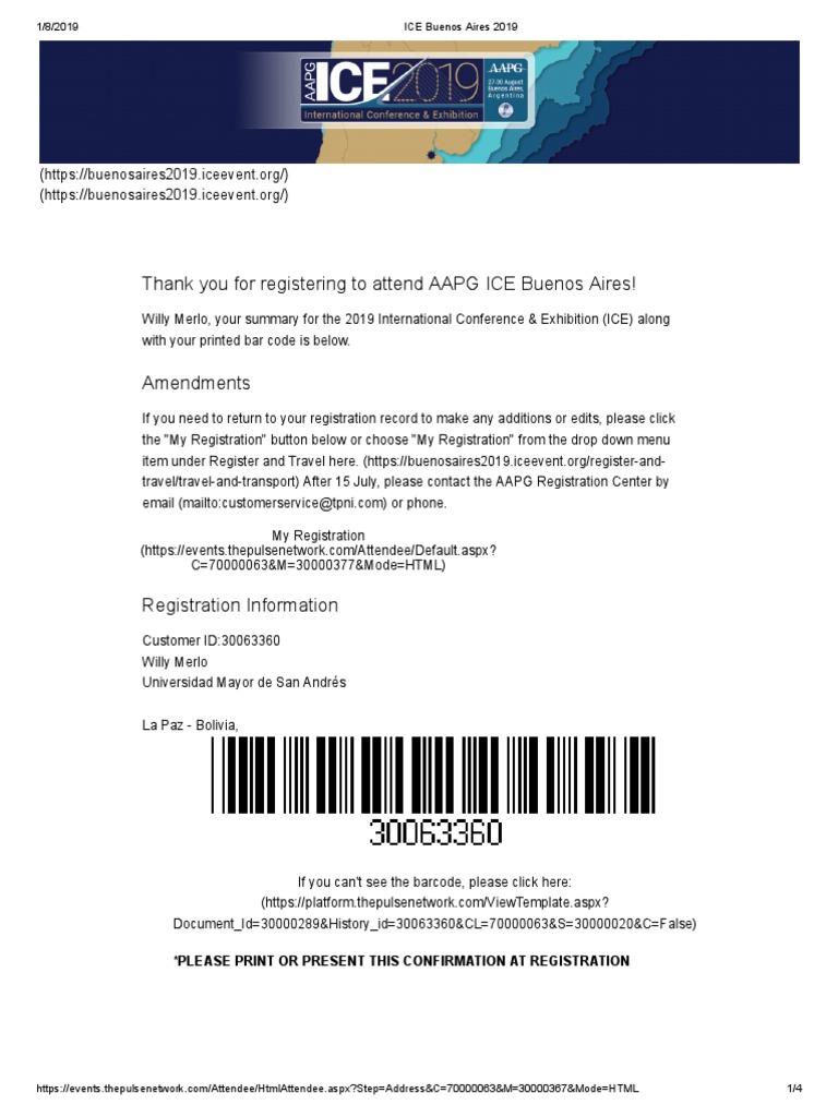 Thank You For Registering To Attend AAPG ICE Buenos Aires! | Download ...