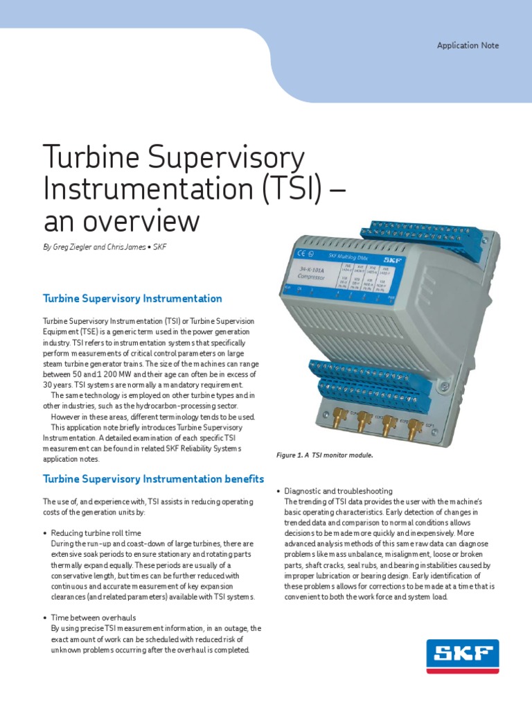 Turbine Control TSI | PDF | Turbine | Instrumentation