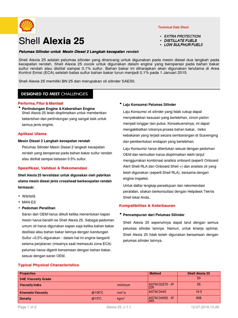 Shell Alexia 25 | PDF