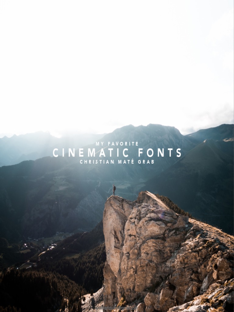 Cinematic Font | PDF | Typography | Notation