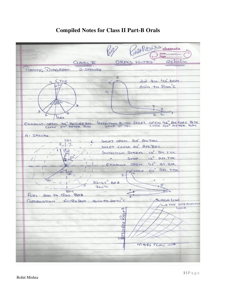 Class 2 Oral Notes | PDF