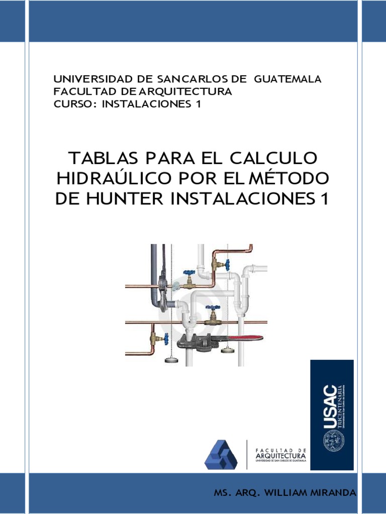 Tablas Calculo Metodo Hunter 2018 | PDF
