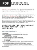 Duties and Responsibilities of Master Teacher 1 and MT - 2. | PDF ...