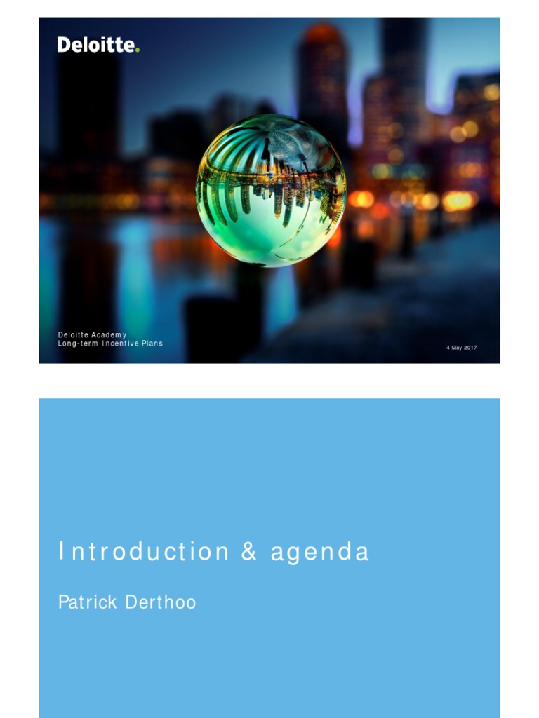 Deloitte Academy LTI Seminar | PDF | Stocks | Executive Compensation