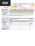 SEMI DETAILED LESSON PLAN 7es FORMAT Topic - WORK | PDF | Force | Learning
