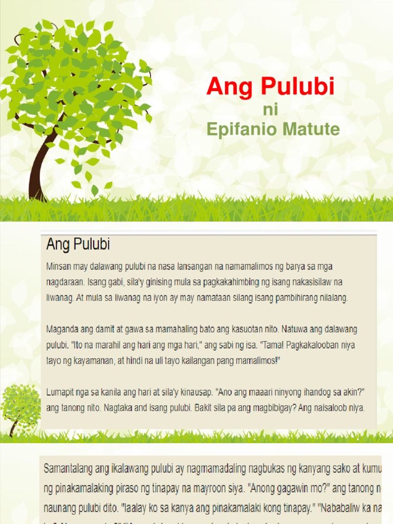 Ang Pulubi | PDF | Typography | Text