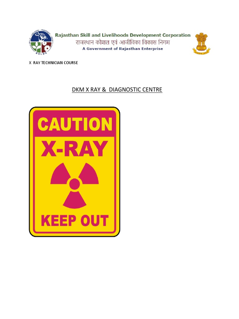 X Ray Technician Course | PDF