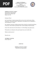Excuse Letter - Undertime | PDF