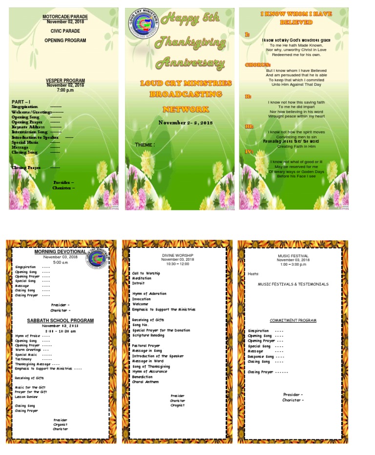 November 2-3, 2018: Motorcade/Parade November 02, 2018 Civic Parade ...