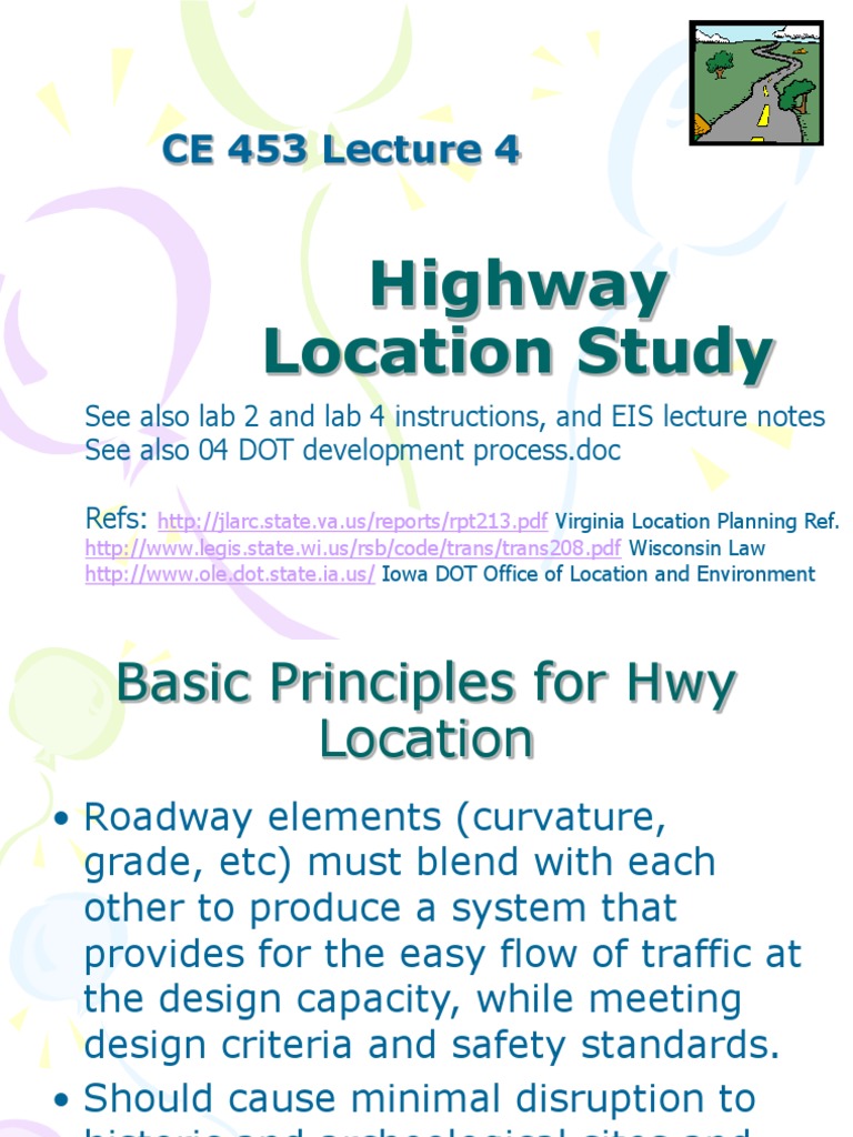 04 Location Planning | PDF | Highway | Road