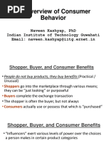 Consumer Behavior Module 1 | PDF | Consumer Behaviour | Behavior