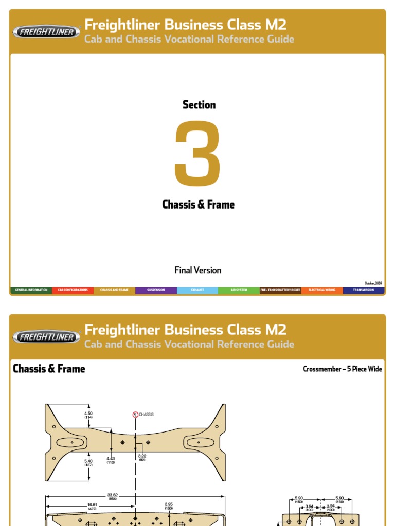 Section 3 Chassis and Frame PDF | PDF | Chassis | Truck