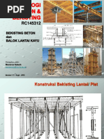Metoda Pemasangan Bekisting | PDF