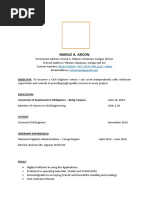 Sample Resume | PDF | Engineer | Engineering