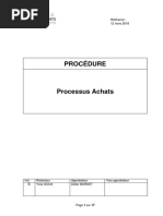 Processus Achat | PDF | Système de management de la qualité | Gestion ...