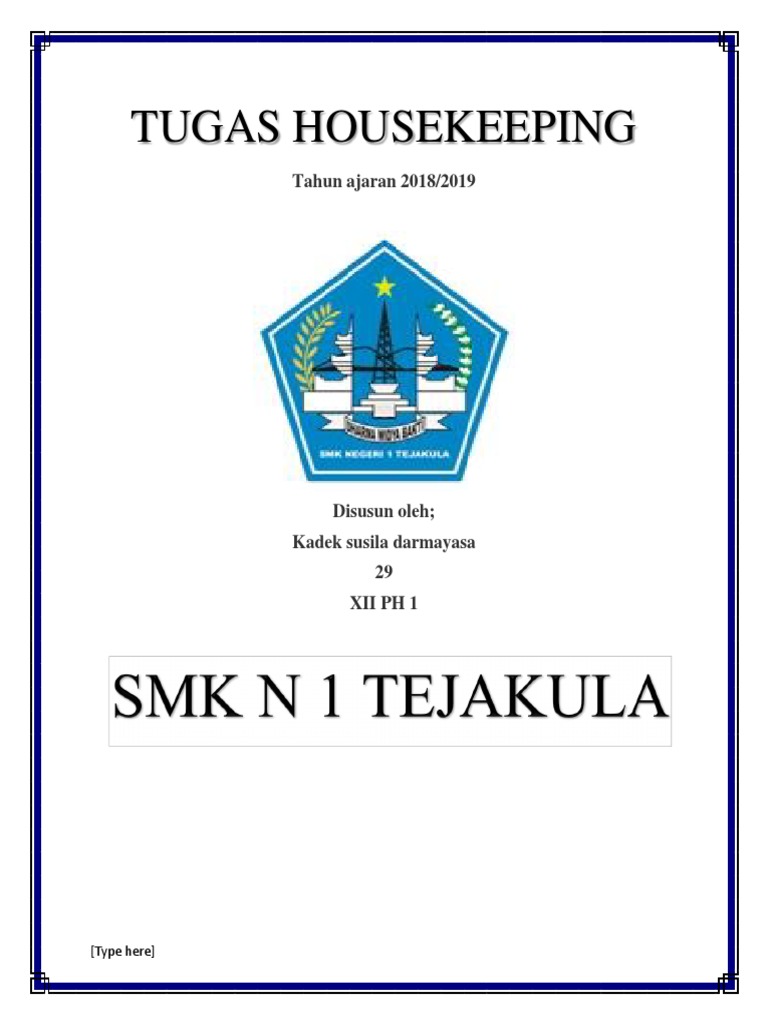 Struktur Organisasi Di Tata Graha Atau Housekeeping | PDF