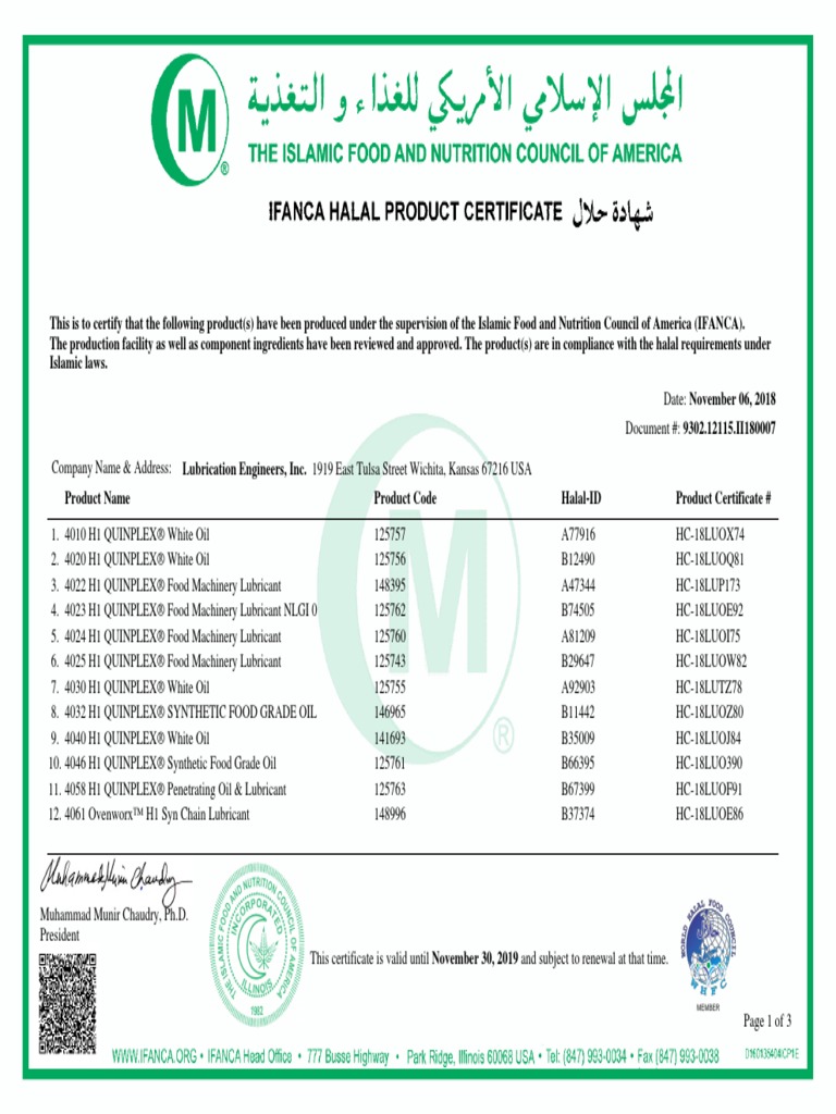 Halal Certification | PDF | Chemical Substances | Liquids