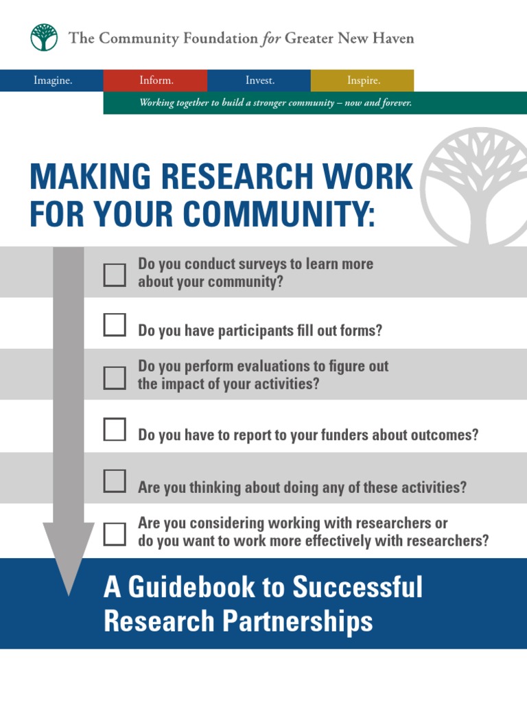 Making Research Work For Your Community:: A Guidebook To Successful ...