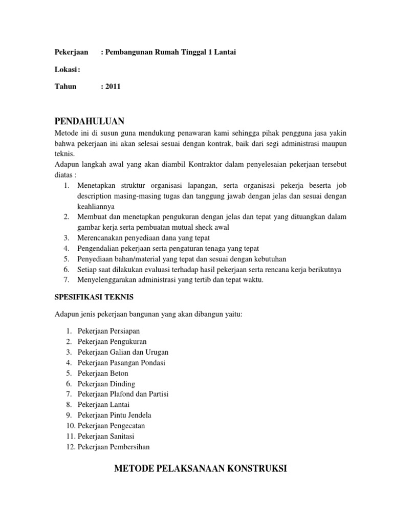 Dokumen Teknis | PDF