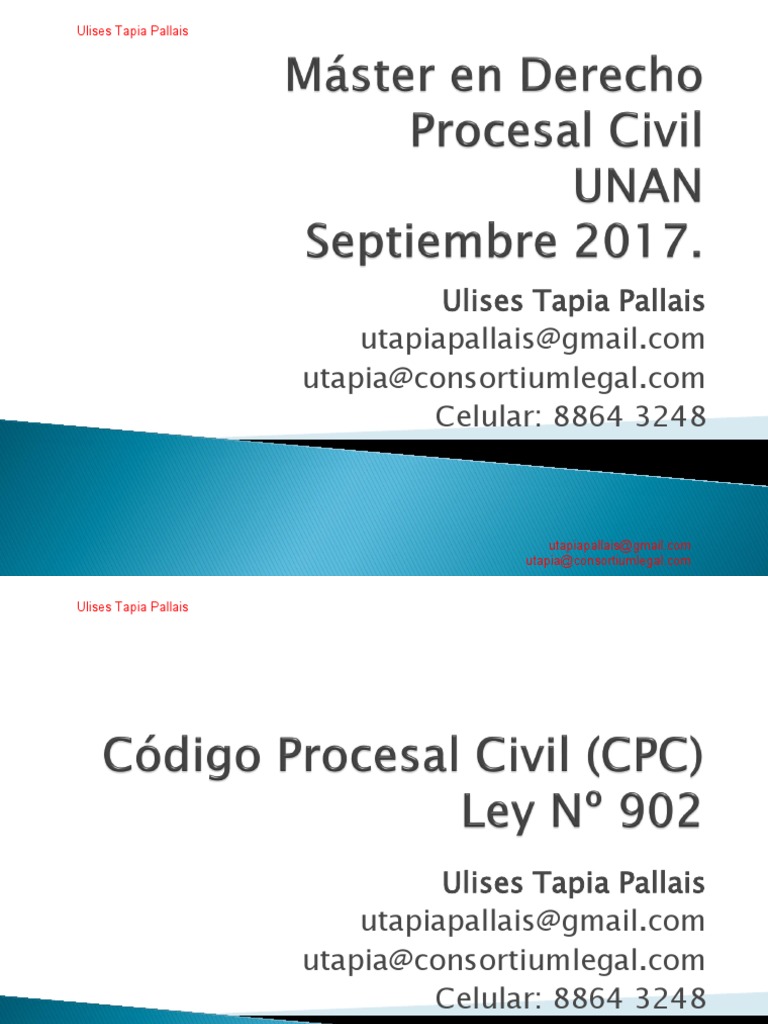 CPCN | PDF | Ley procesal | Jurisdicción