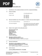 Shell Oil TF 0870 Material Data Sheet | PDF | Physical Sciences | Materials