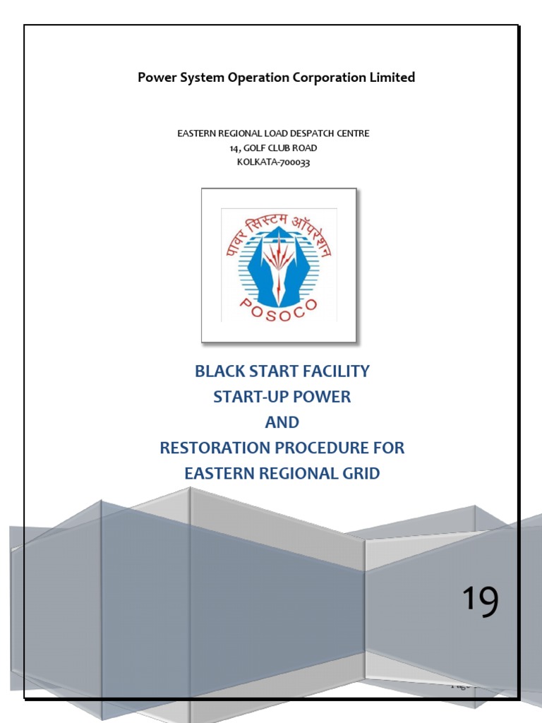 Black Start Restoration Procedure ER Grid | PDF | Electrical Substation ...