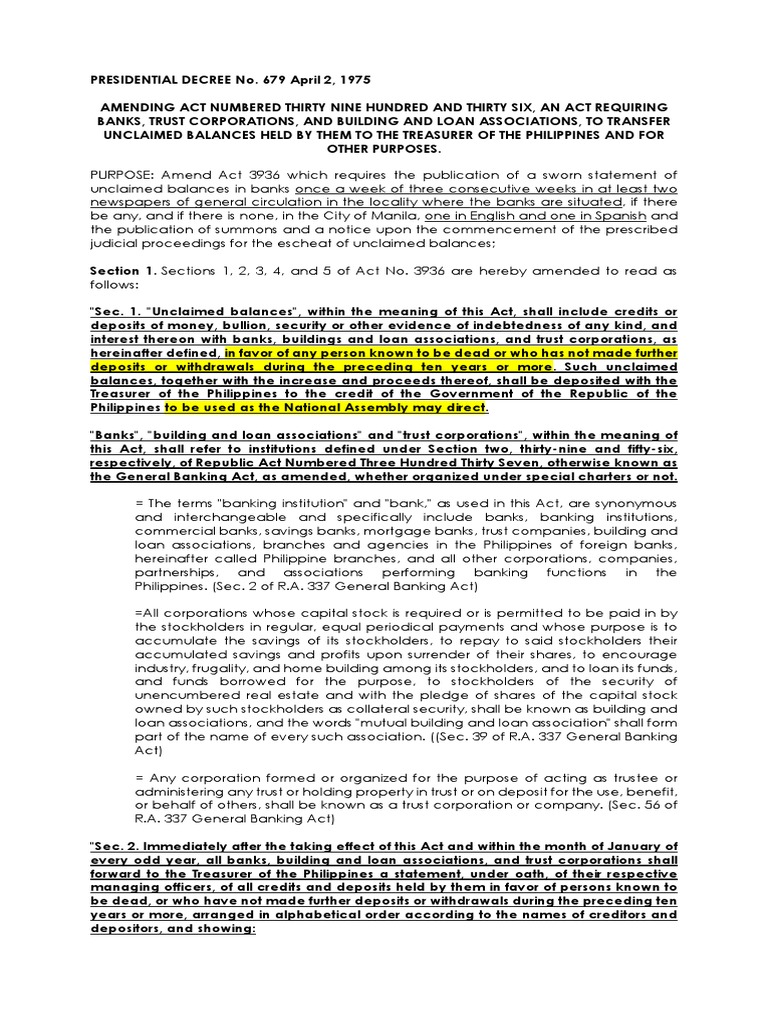 Unclaimed Balances | PDF | Trust Law | Deposit Account