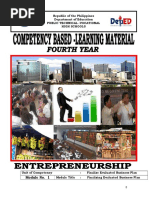 g9 Entrep 1st Quarter | PDF | Entrepreneurship | Feasibility Study