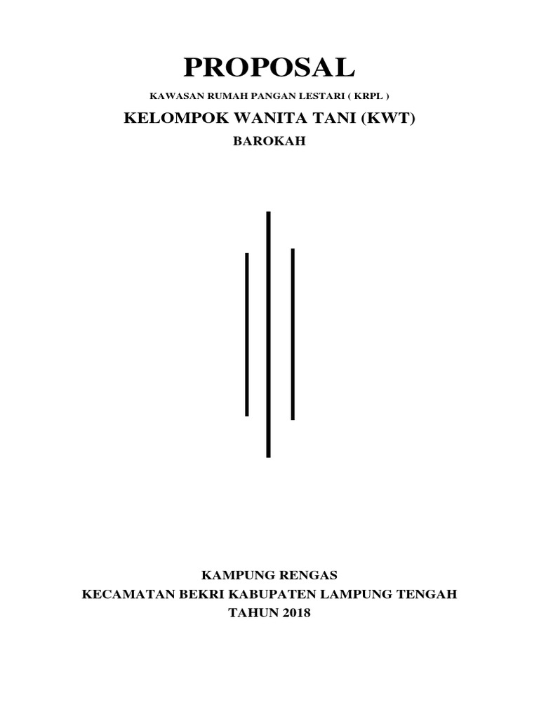 Proposal KRPL 2018 | PDF