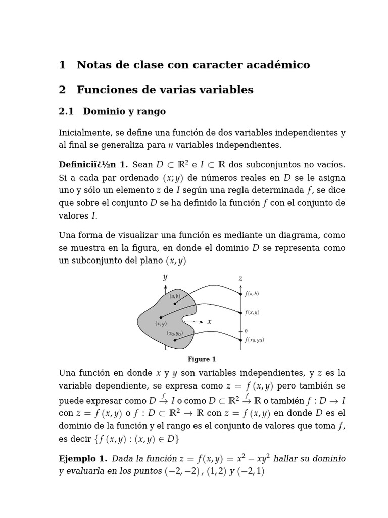 Funciones de Varias Variables | PDF | Función (Matemáticas) | Utilidad