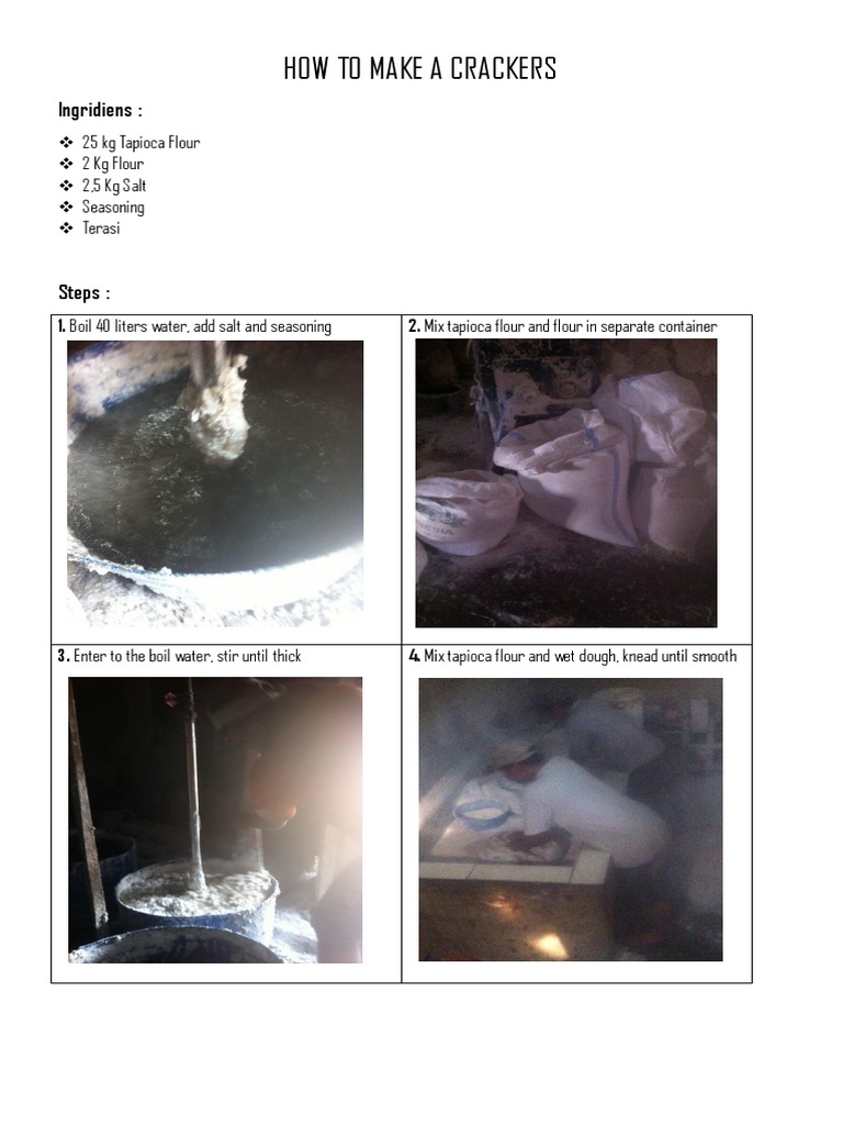 How To Make A Crackers | PDF
