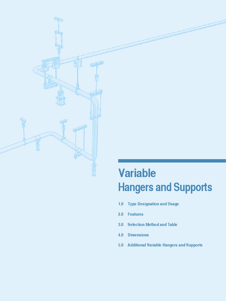 Variable Hangers and Supports - 2018 - Rev.3.1 | PDF | Nut (Hardware ...