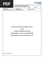 Computer System Validation (CSV) Template by Scilife | PDF | Risk ...