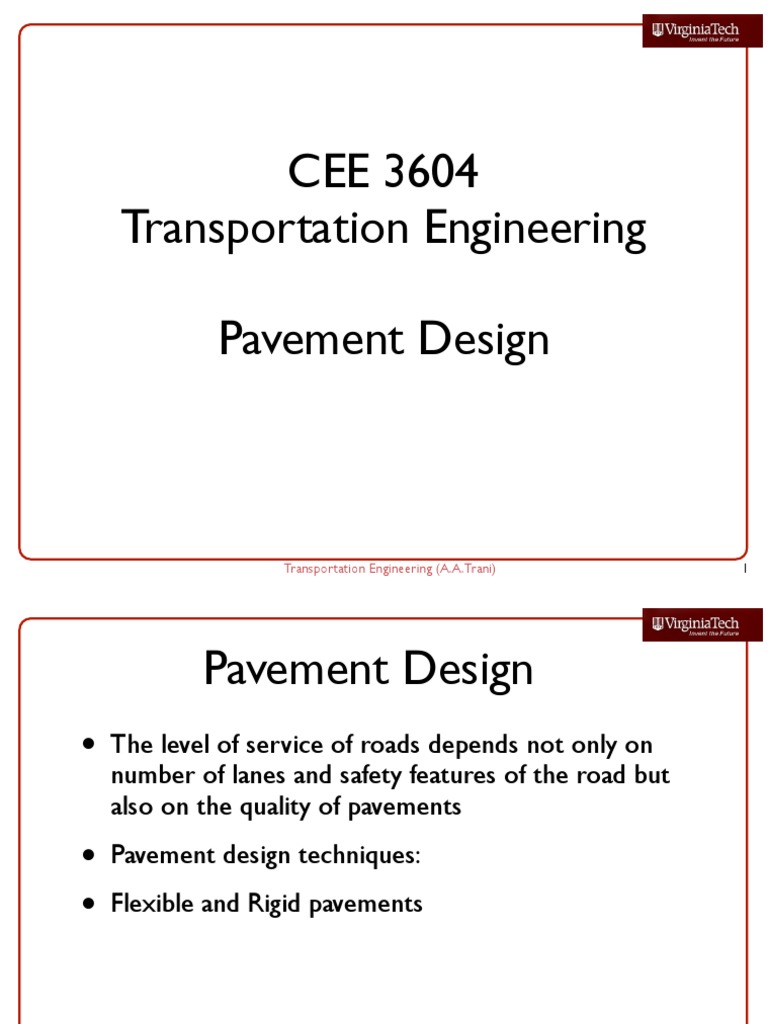 Pavement Design | PDF | Road Surface | Road
